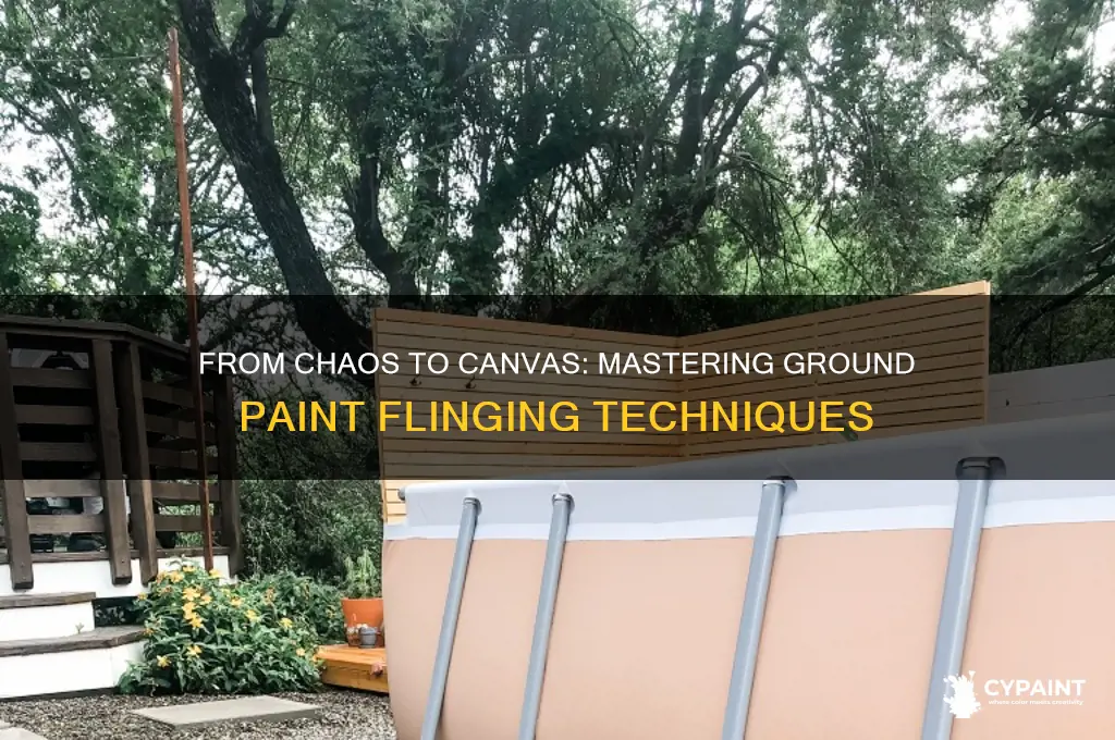 From Chaos To Canvas: Mastering Ground Paint Flinging Techniques | CyPaint