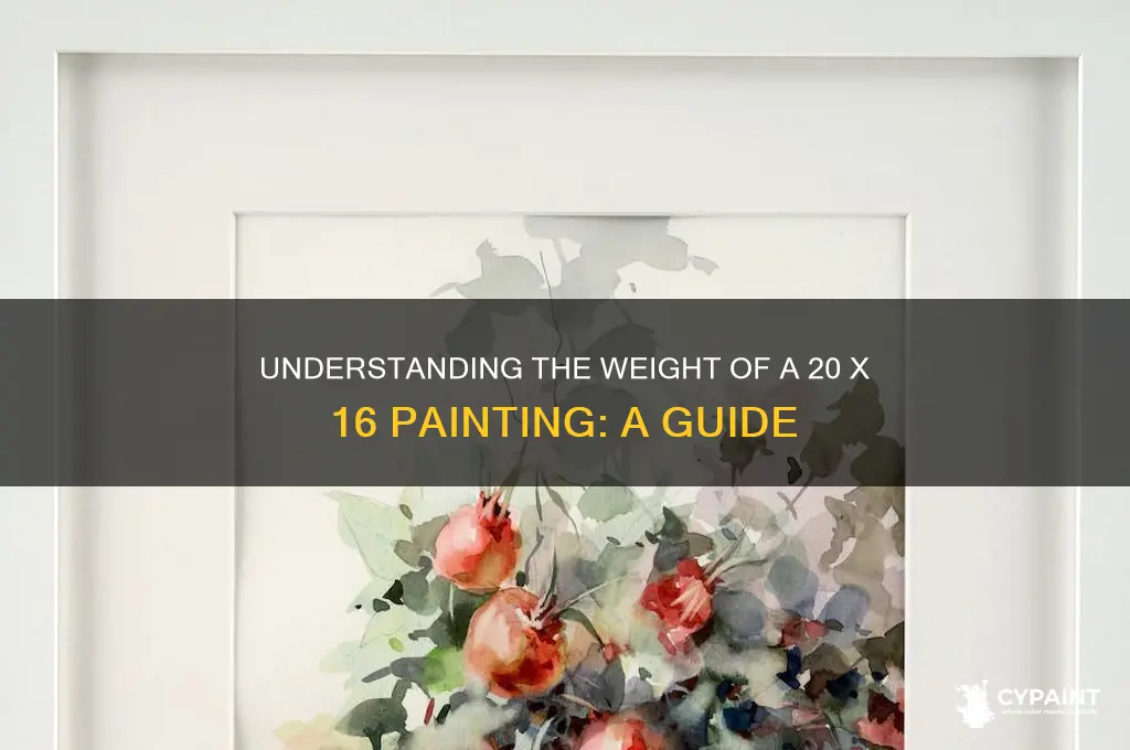 Understanding The Weight Of A 20 X 16 Painting: A Guide | CyPaint