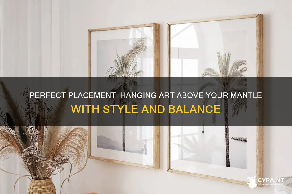 Perfect Placement: Hanging Art Above Your Mantle With Style And Balance ...