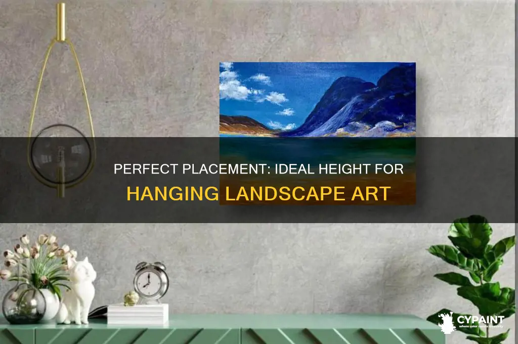 Perfect Placement: Ideal Height For Hanging Landscape Art | CyPaint