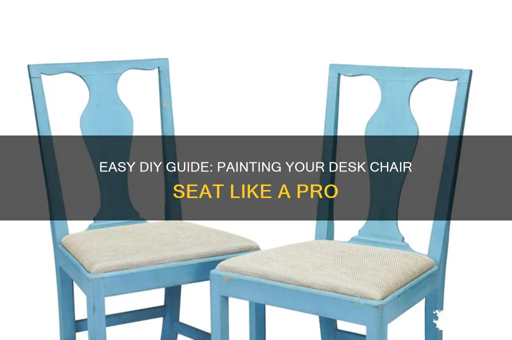 Easy Diy Guide: Painting Your Desk Chair Seat Like A Pro | CyPaint