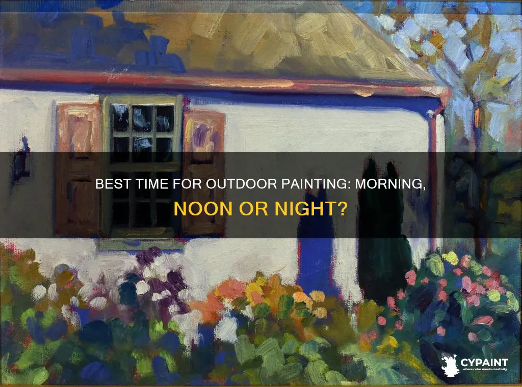 Best Time For Outdoor Painting: Morning, Noon Or Night? | CyPaint