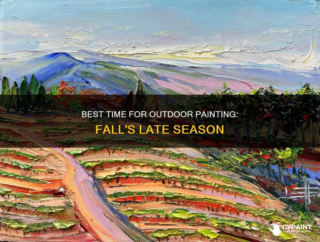 Best Time For Outdoor Painting: Fall's Late Season | CyPaint
