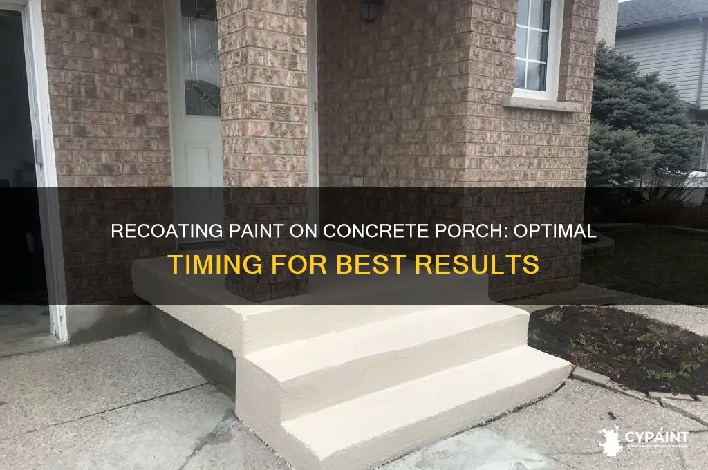 Recoating Paint On Concrete Porch: Optimal Timing For Best Results ...
