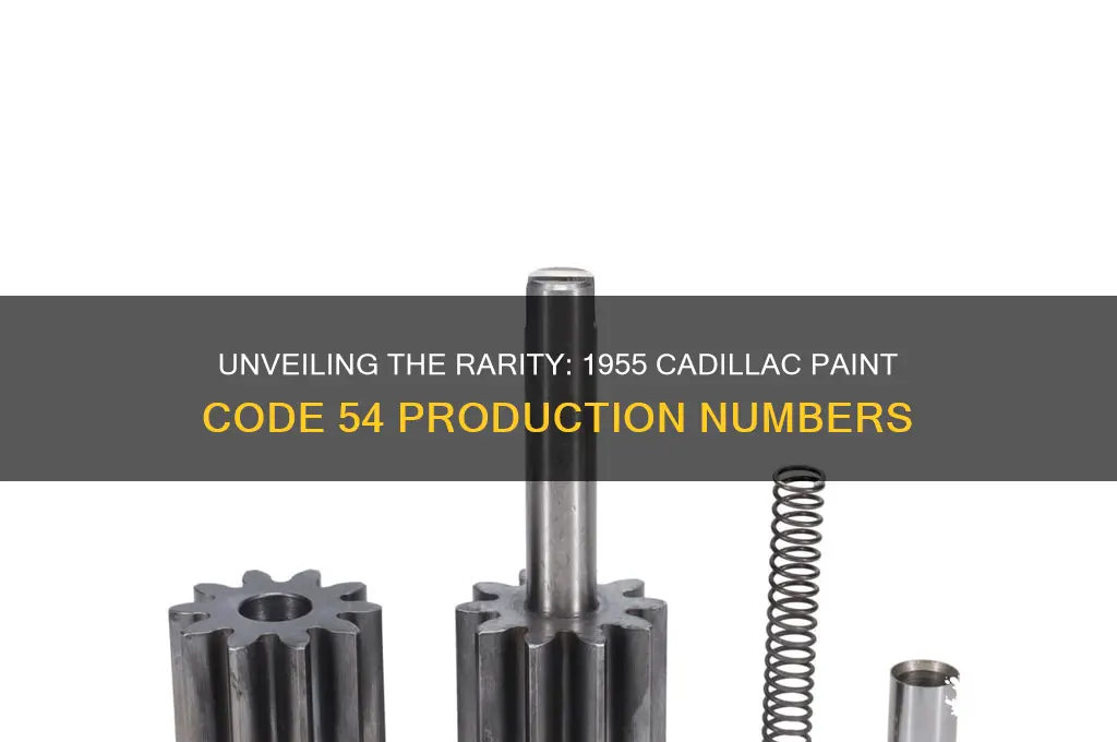 Unveiling The Rarity: 1955 Cadillac Paint Code 54 Production Numbers ...