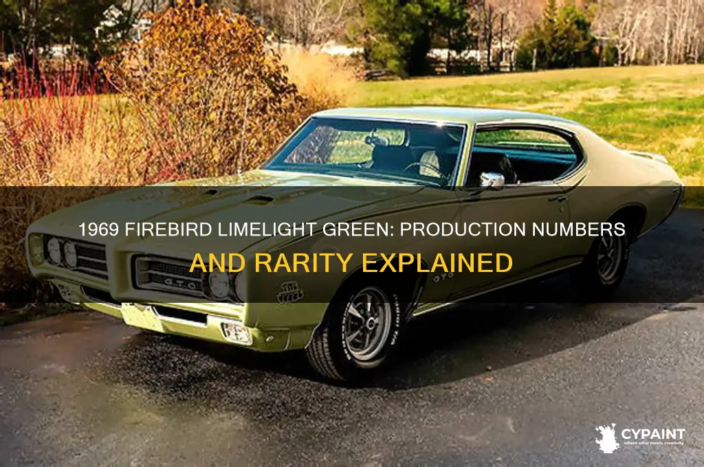 1969 Firebird Limelight Green: Production Numbers And Rarity Explained ...