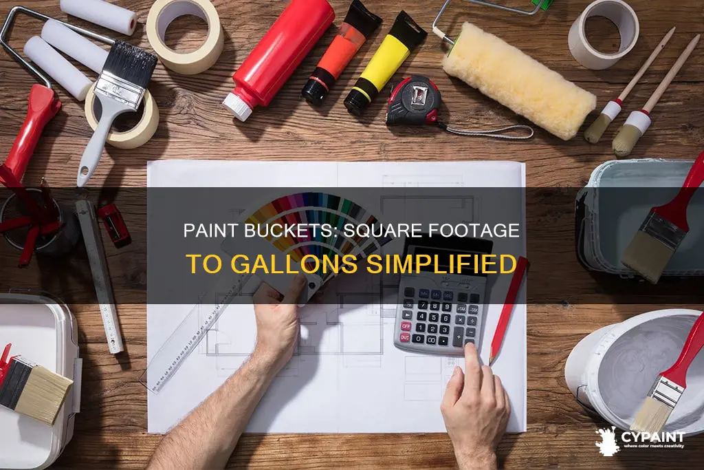 Paint Buckets: Square Footage To Gallons Simplified | CyPaint