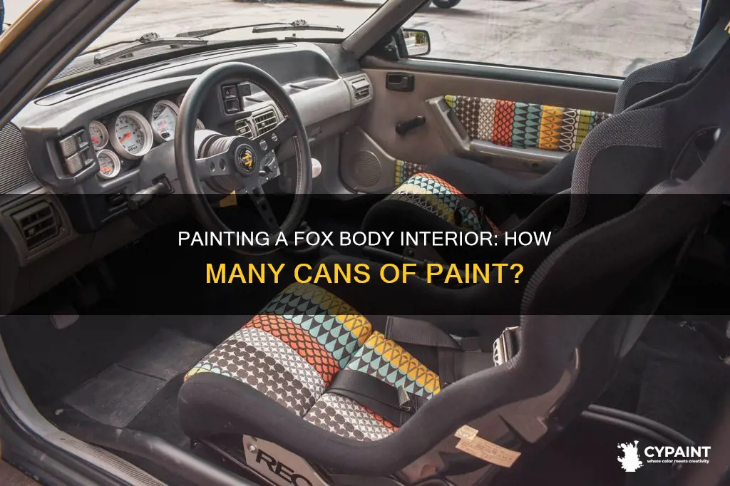 Painting A Fox Body Interior: How Many Cans Of Paint? | CyPaint