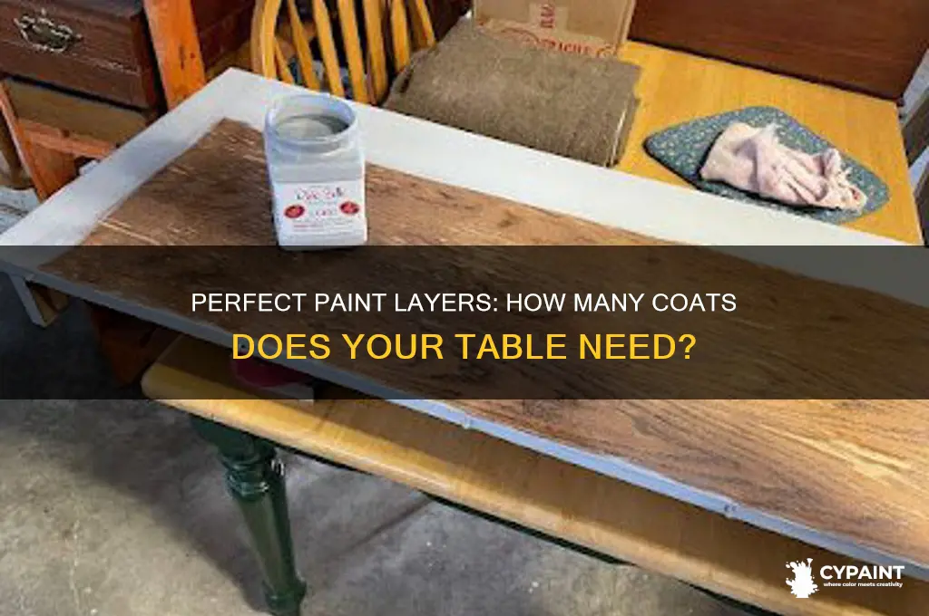 Perfect Paint Layers: How Many Coats Does Your Table Need? | CyPaint
