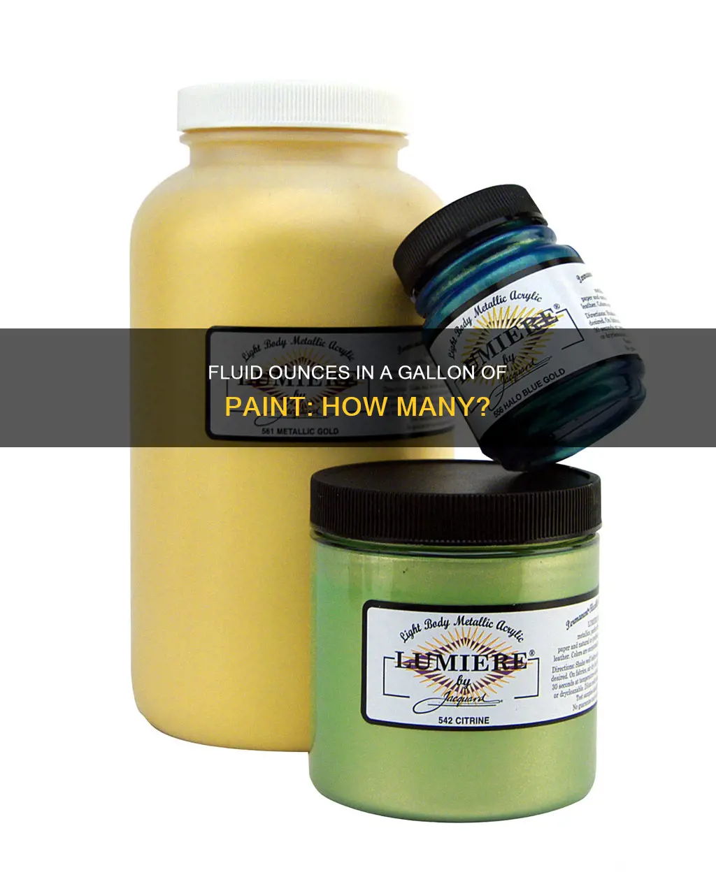 Fluid Ounces In A Gallon Of Paint: How Many? | CyPaint