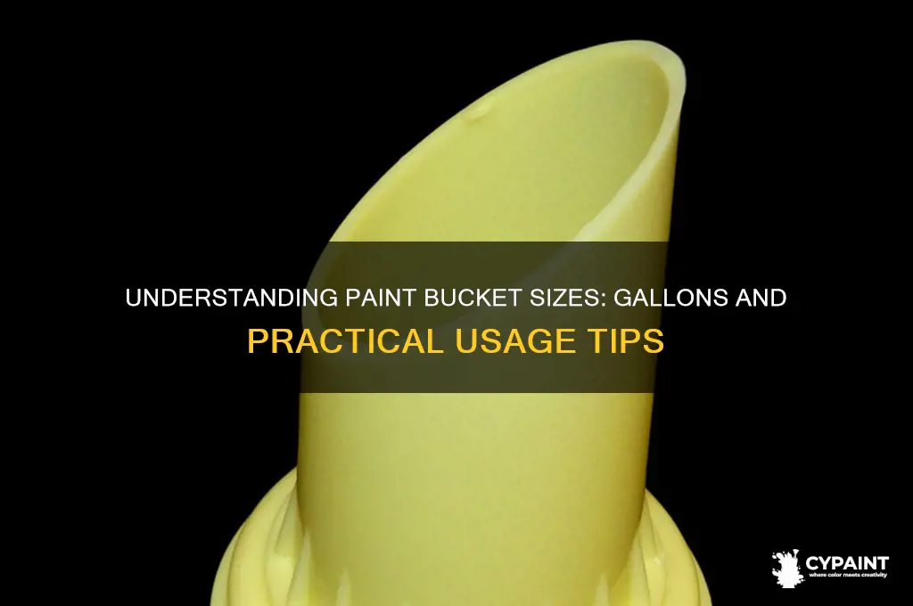 Understanding Paint Bucket Sizes: Gallons And Practical Usage Tips ...