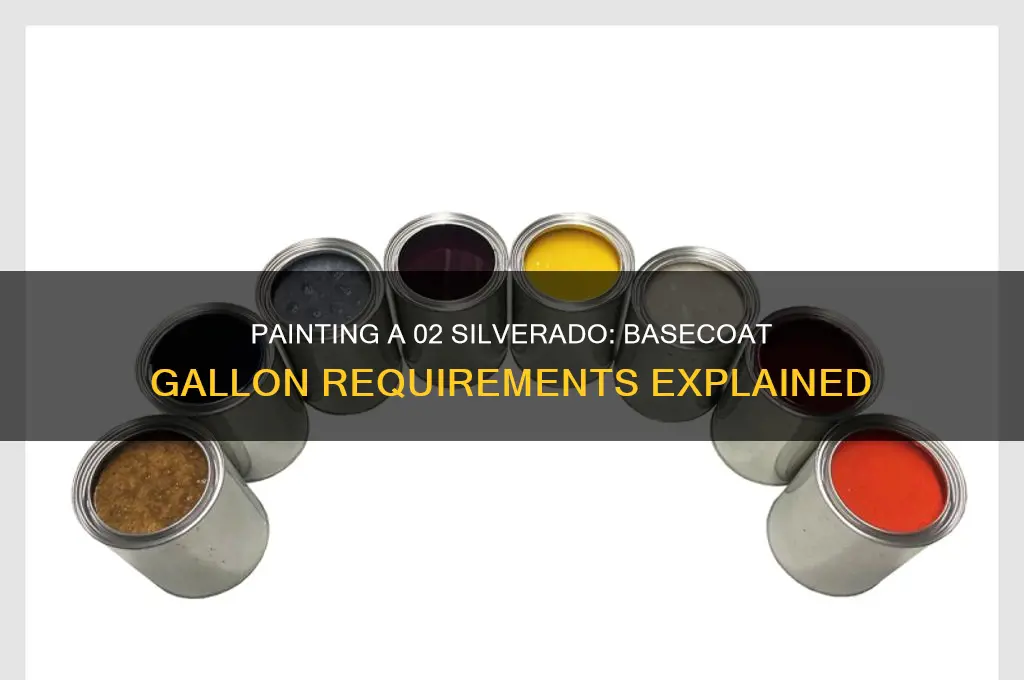 Painting A 02 Silverado: Basecoat Gallon Requirements Explained | CyPaint