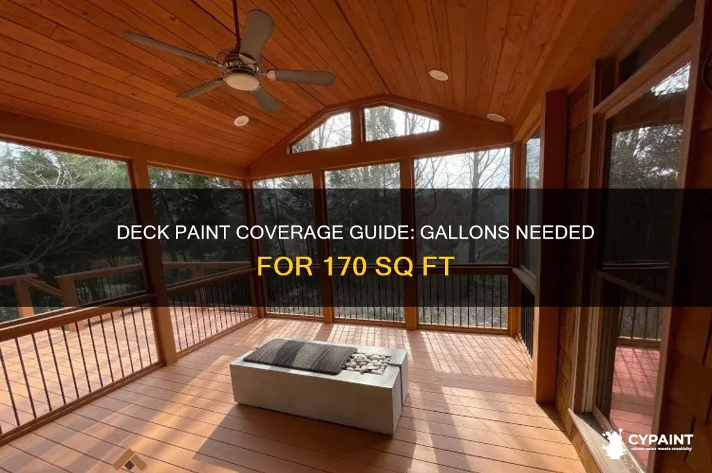 Deck Paint Coverage Guide: Gallons Needed For 170 Sq Ft | CyPaint
