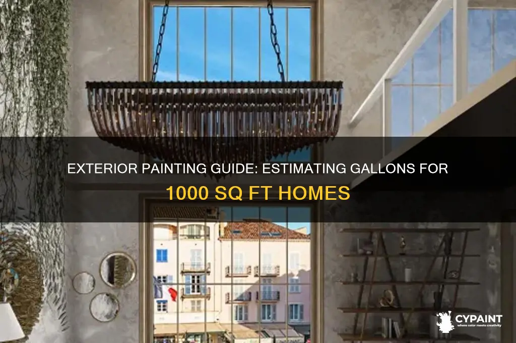 Exterior Painting Guide: Estimating Gallons For 1000 Sq Ft Homes | CyPaint
