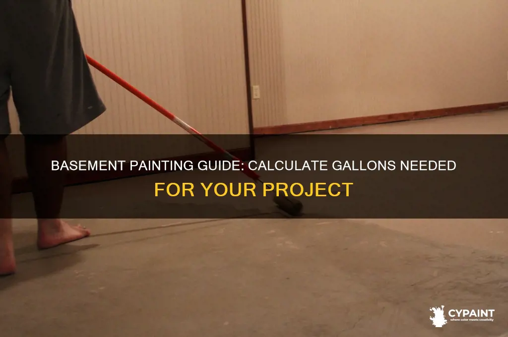 Basement Painting Guide: Calculate Gallons Needed For Your Project ...