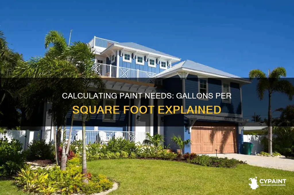Calculating Paint Needs: Gallons Per Square Foot Explained | CyPaint