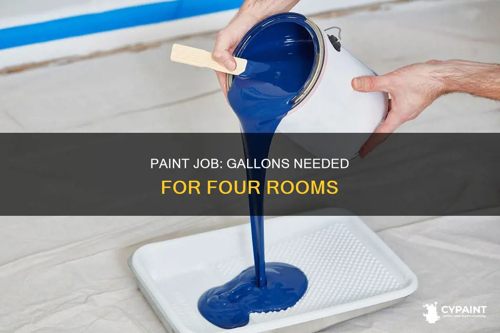 Paint Job: Gallons Needed For Four Rooms | CyPaint