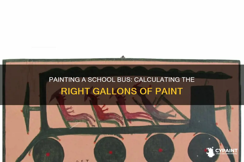 Painting A School Bus: Calculating The Right Gallons Of Paint | CyPaint