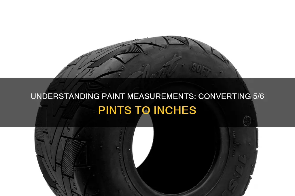 Understanding Paint Measurements: Converting 5/6 Pints To Inches | CyPaint
