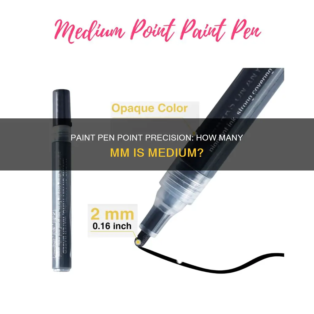 Paint Pen Point Precision: How Many Mm Is Medium? | CyPaint