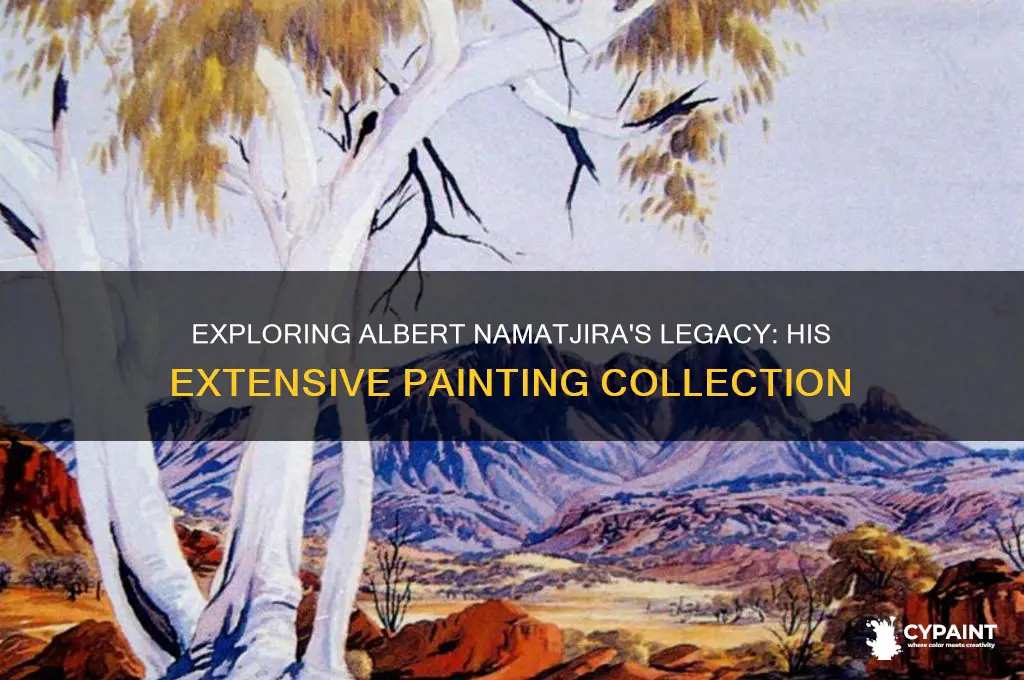 Exploring Albert Namatjira's Legacy: His Extensive Painting Collection ...