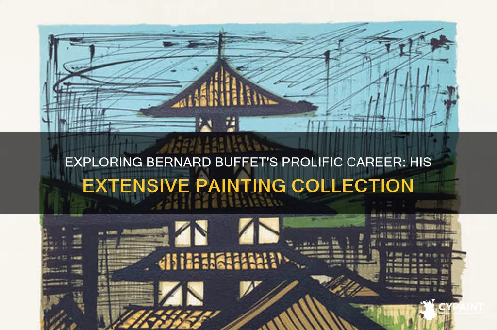 Exploring Bernard Buffet's Prolific Career: His Extensive Painting ...