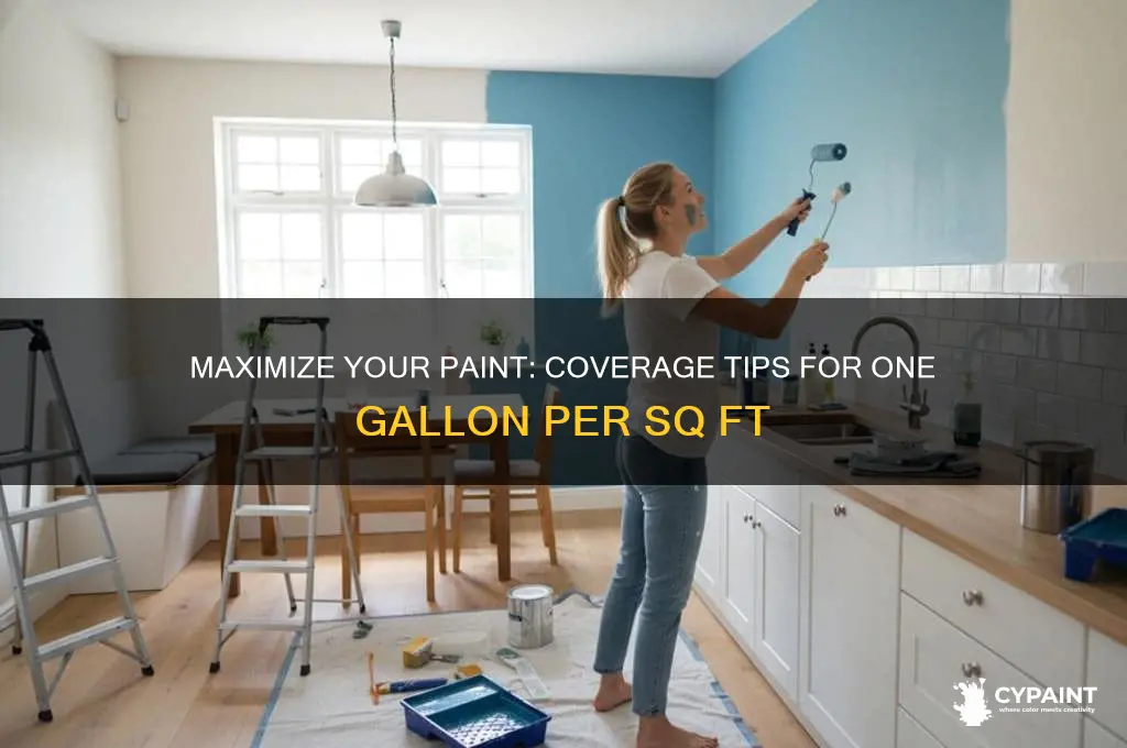 Maximize Your Paint: Coverage Tips For One Gallon Per Sq Ft | CyPaint