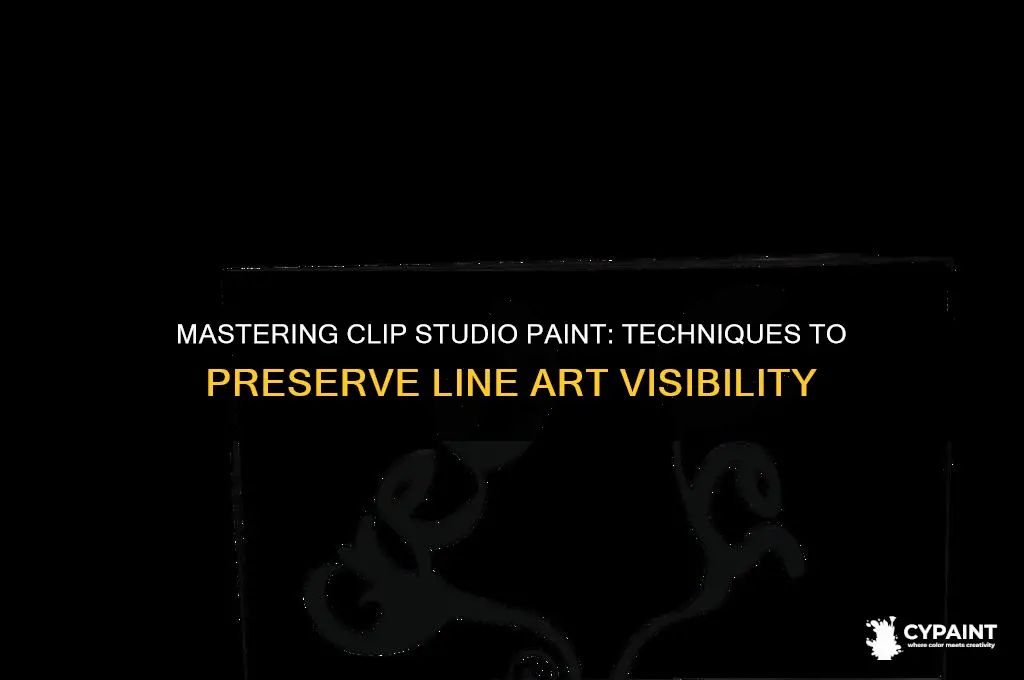 Mastering Clip Studio Paint: Techniques To Preserve Line Art Visibility ...