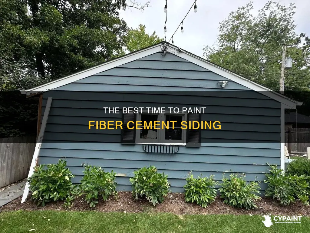 The Best Time To Paint Fiber Cement Siding | CyPaint