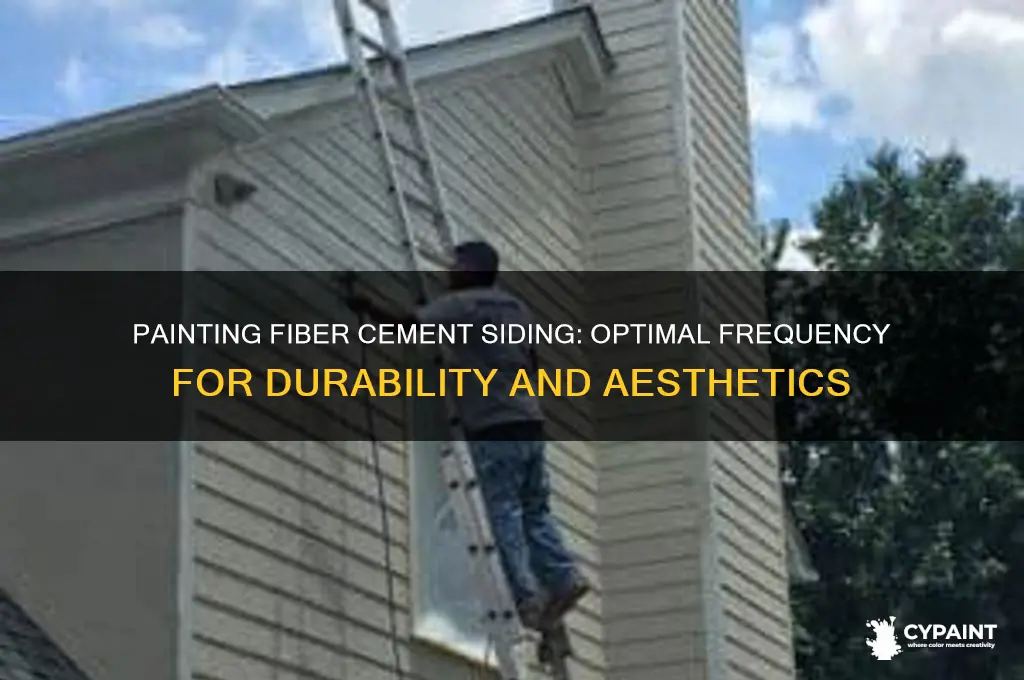 Painting Fiber Cement Siding: Optimal Frequency For Durability And ...