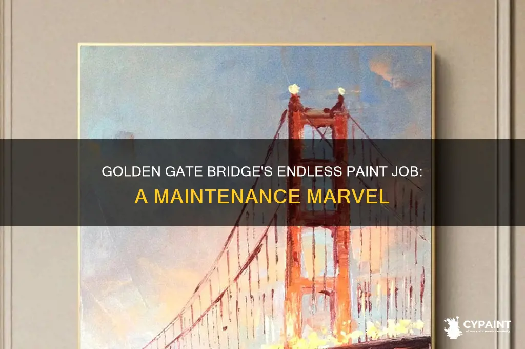 Golden Gate Bridge's Endless Paint Job: A Maintenance Marvel | CyPaint