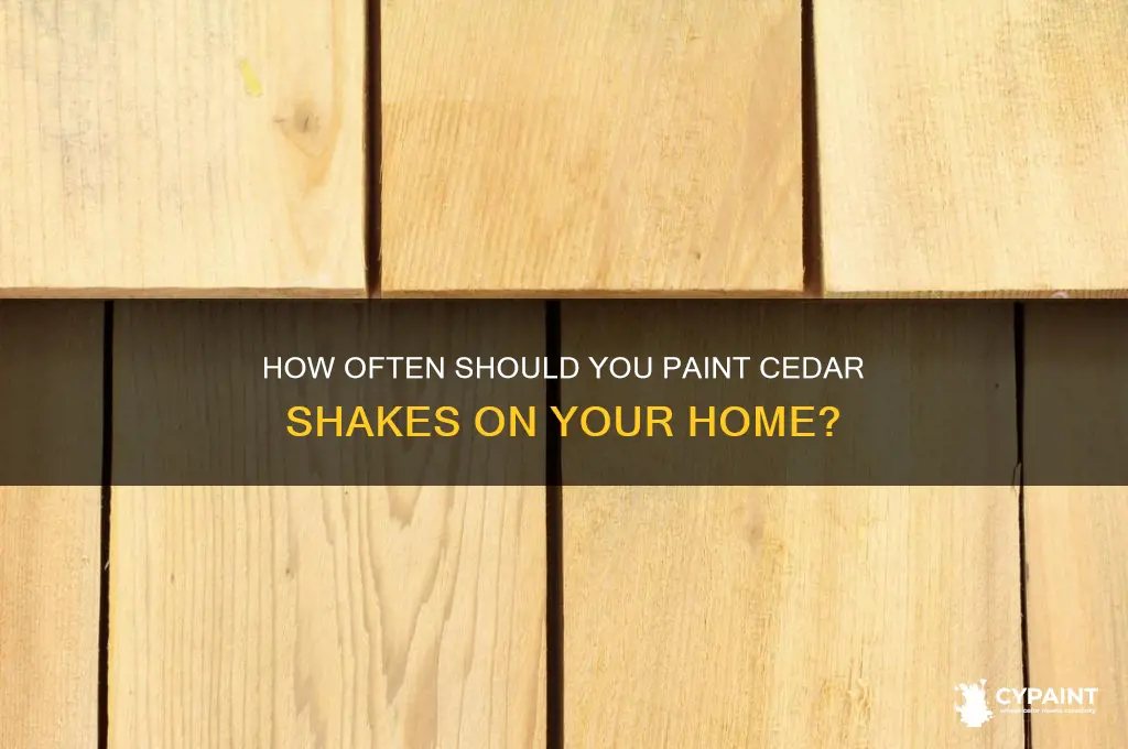 How Often Should You Paint Cedar Shakes On Your Home? | CyPaint