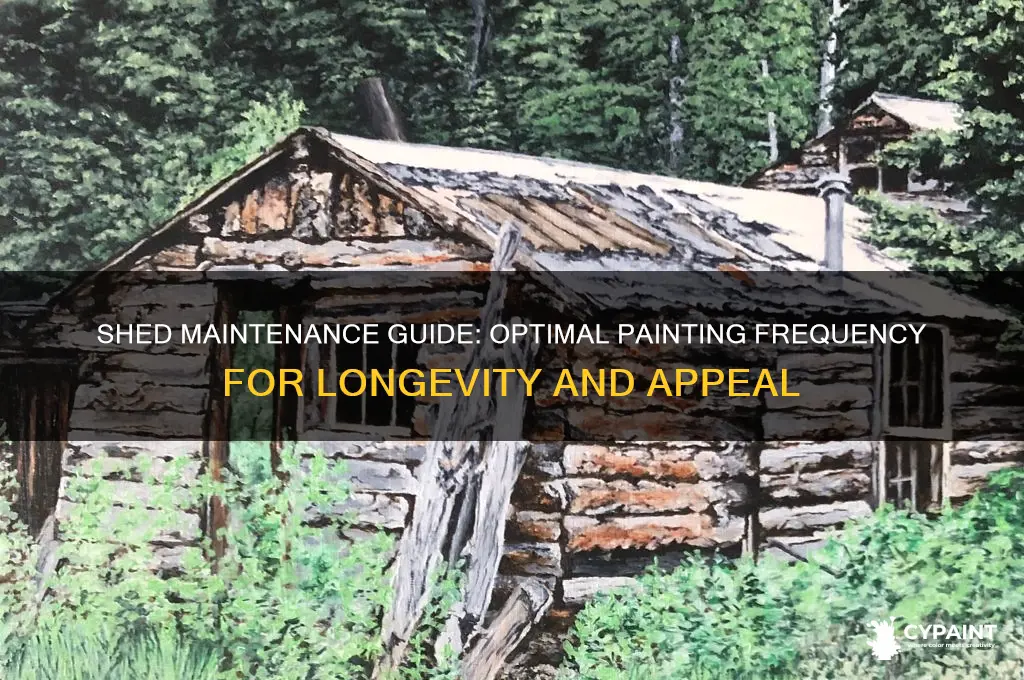 Shed Maintenance Guide: Optimal Painting Frequency For Longevity And ...