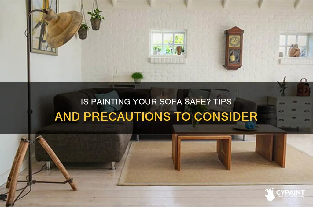 Is Painting Your Sofa Safe? Tips And Precautions To Consider | CyPaint