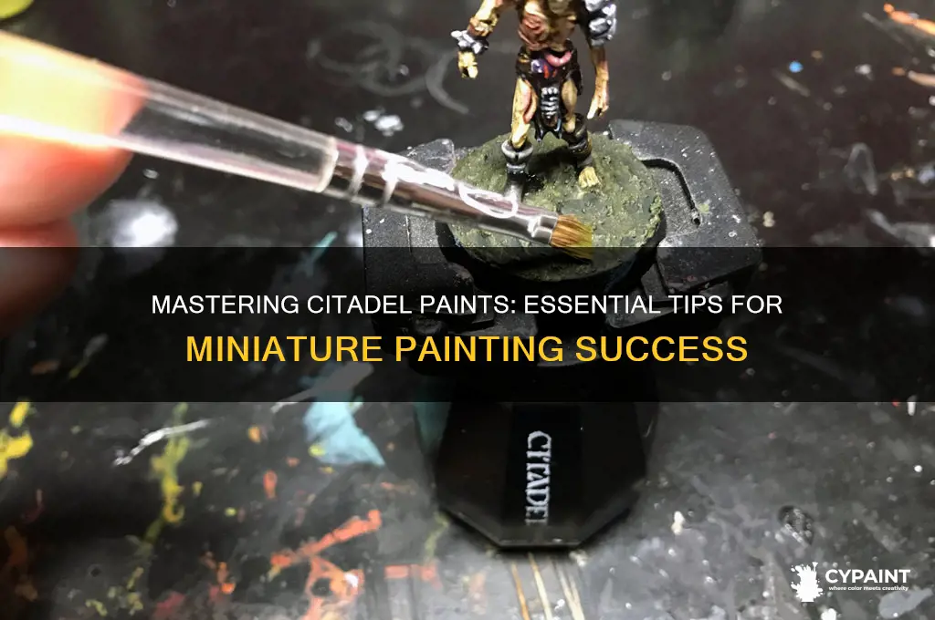 Mastering Citadel Paints: Essential Tips For Miniature Painting Success ...