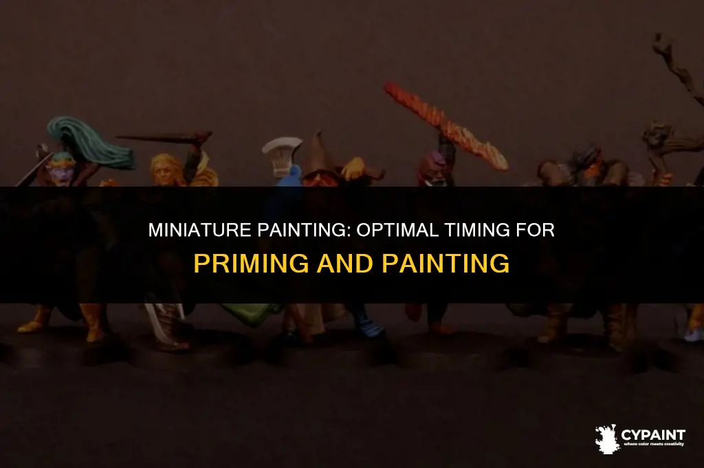 Miniature Painting: Optimal Timing For Priming And Painting | CyPaint