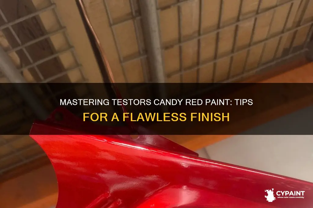 Mastering Testors Candy Red Paint: Tips For A Flawless Finish | CyPaint