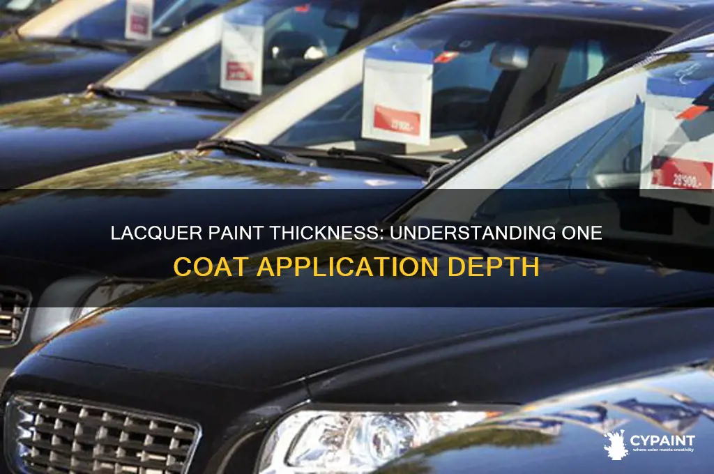 Lacquer Paint Thickness: Understanding One Coat Application Depth | CyPaint