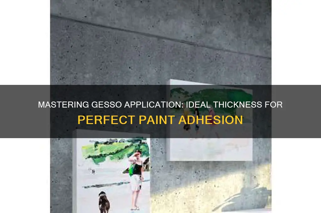 Mastering Gesso Application: Ideal Thickness For Perfect Paint Adhesion ...