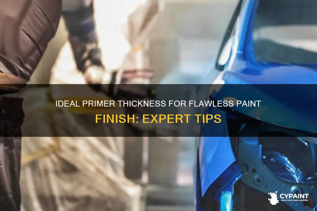 Ideal Primer Thickness For Flawless Paint Finish: Expert Tips | CyPaint