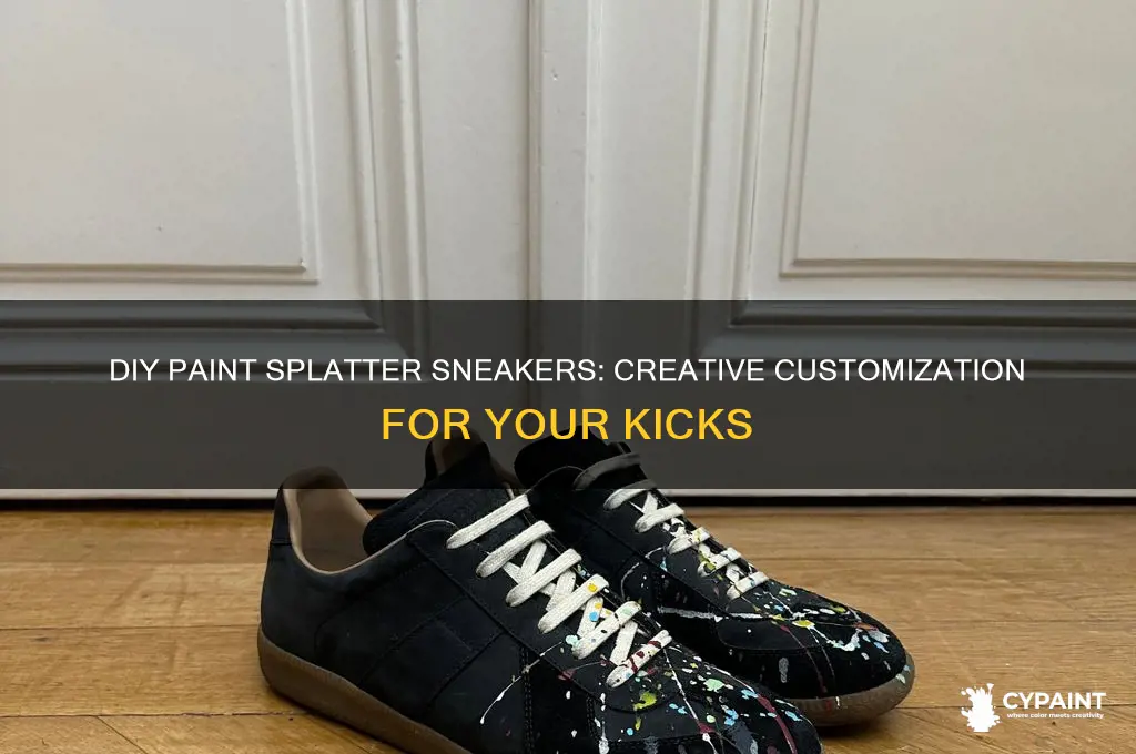 Diy Paint Splatter Sneakers: Creative Customization For Your Kicks ...