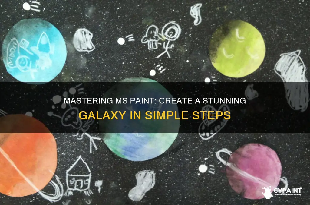 Mastering Ms Paint: Create A Stunning Galaxy In Simple Steps | CyPaint
