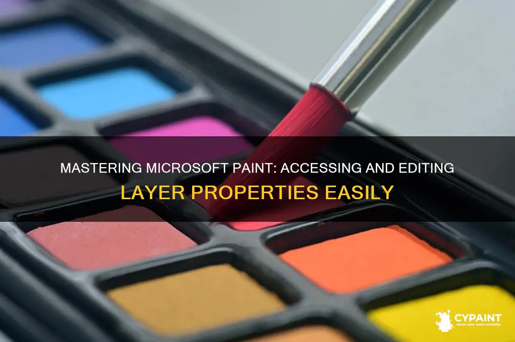 Mastering Microsoft Paint: Accessing And Editing Layer Properties ...