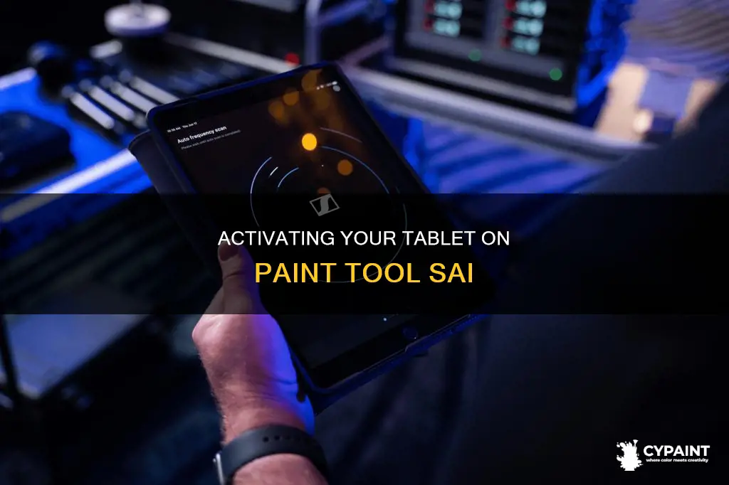 Activating Your Tablet On Paint Tool Sai | CyPaint