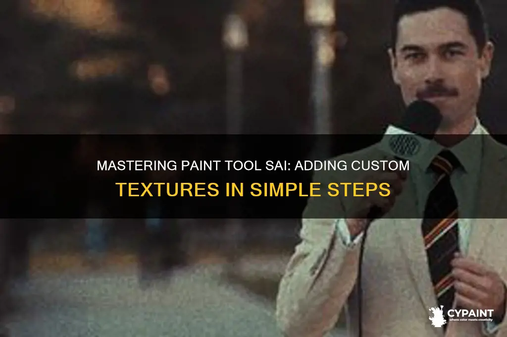 Mastering Paint Tool Sai: Adding Custom Textures In Simple Steps | CyPaint