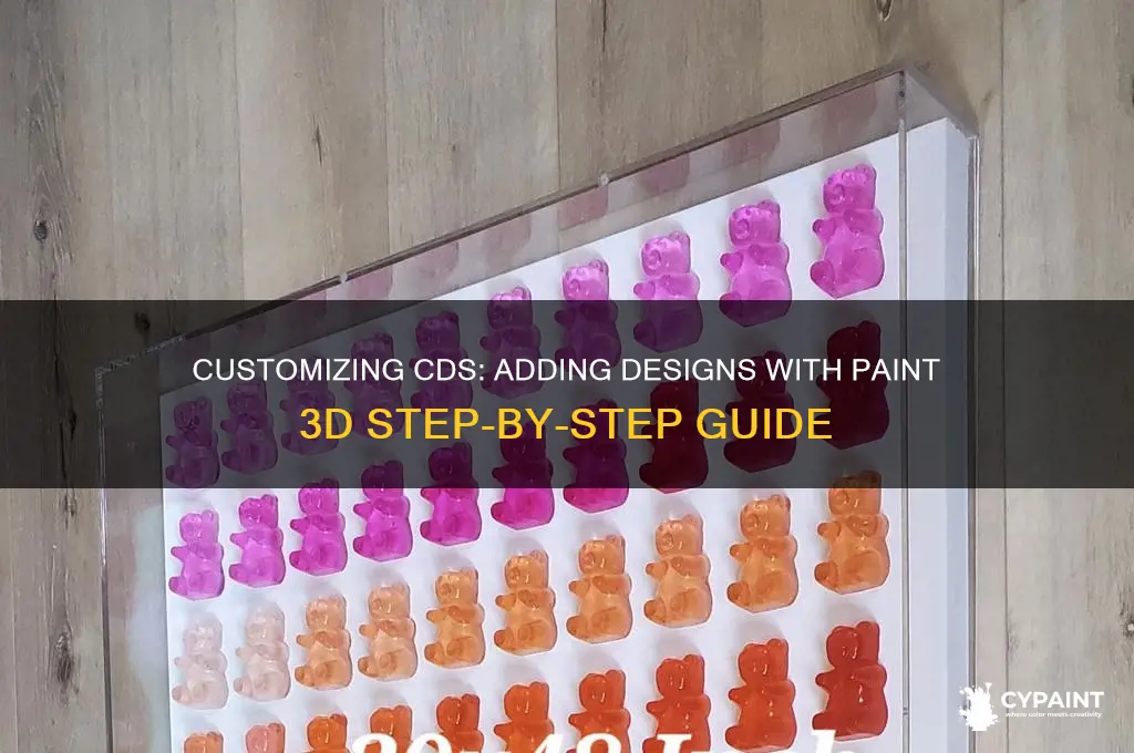 Customizing Cds: Adding Designs With Paint 3D Step-By-Step Guide | CyPaint