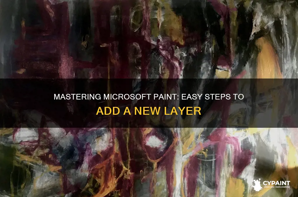Mastering Microsoft Paint: Easy Steps To Add A New Layer | CyPaint