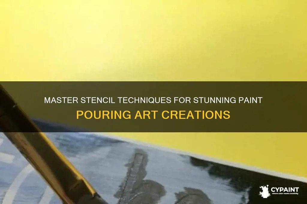 Master Stencil Techniques For Stunning Paint Pouring Art Creations ...