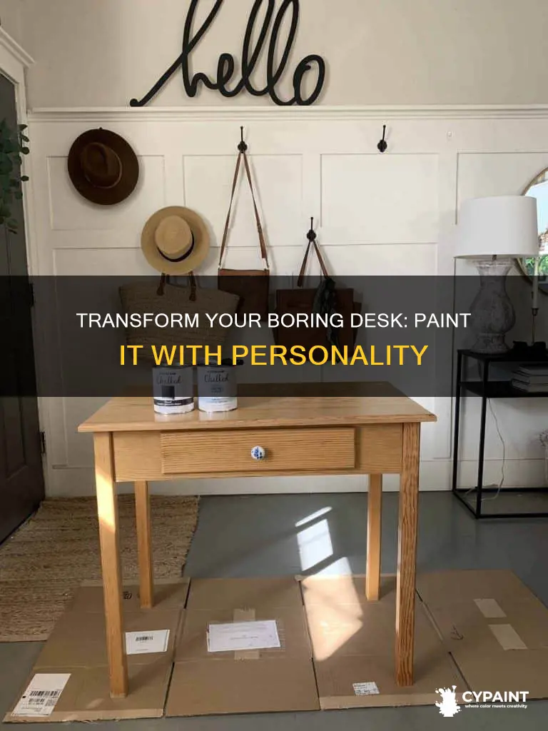 Transform Your Boring Desk: Paint It With Personality | CyPaint