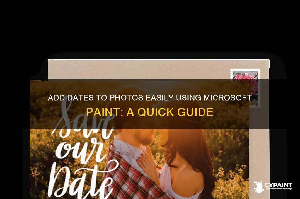 Add Dates To Photos Easily Using Microsoft Paint: A Quick Guide | CyPaint